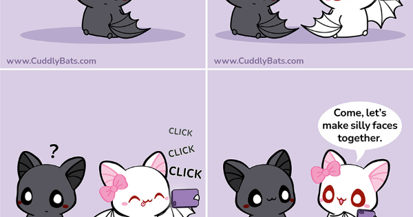 Read Cuddly Bats :: Silly face ^^ | Tapas Community