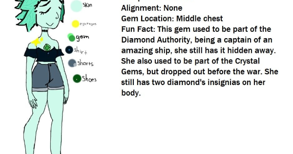 Read An Unconfident Doodling :: Gemsona: Emerald | Tapas Community