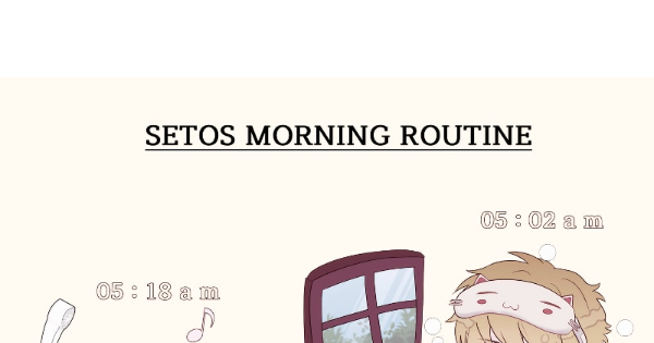 Read (BL)ACK :: EXTRA - MORNING ROUTINE | Tapas Comics