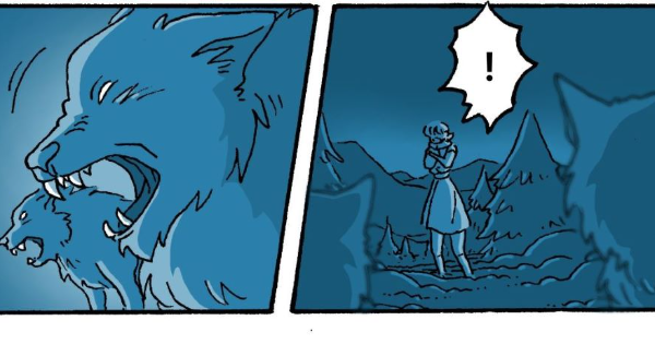 Read The Cursed Hunter :: Blue flames | Tapas Community