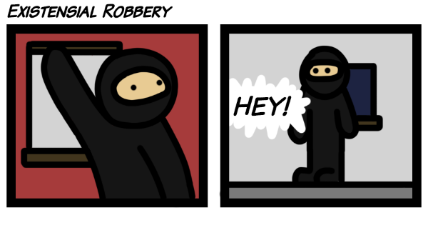 Read Cartoon Shack :: Existential Robbery | Tapas Comics