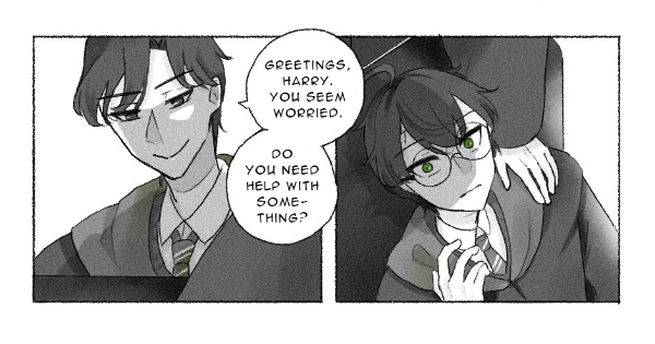 Read TMRHP : Tomarry Doujin :: He Isn't Voldemort Yet | Tapas Community