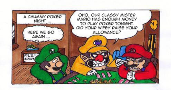 Read SUPA MARIO :: a chummy poker night | Tapas Community