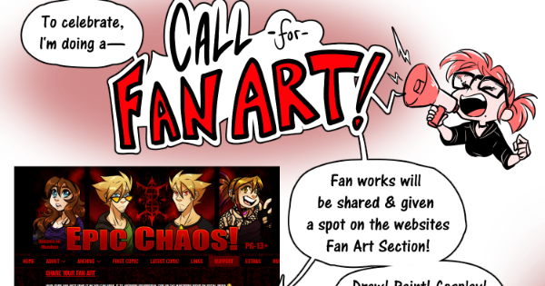 Read Epic Chaos! :: EC!'s Return and Call for Fan Art | Tapas Community