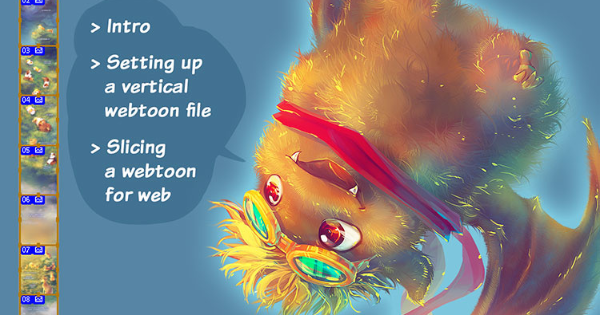 Read Ikou's Tutorials :: 01 Creating and Slicing Vertical Comics ...