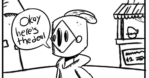 Read Pencil Knight! :: Prologue: Meet Helmet Knight | Tapas Community