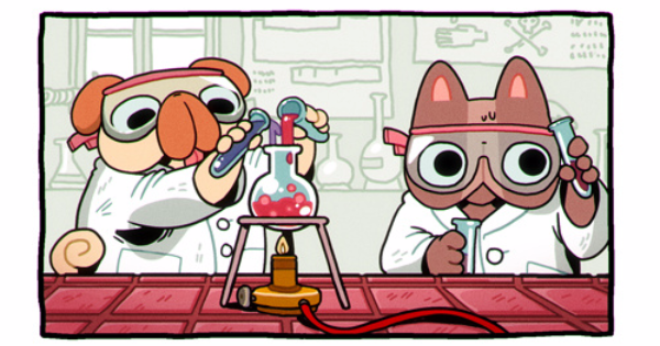 Read Momo & Popo :: Chemistry class | Tapas Community