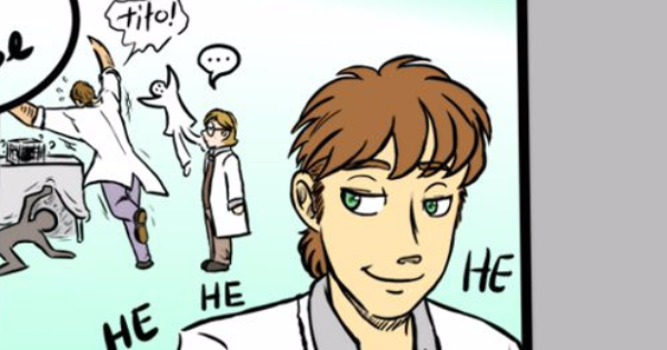 Read Demons of Science! :: Glug glug! | Tapas Community