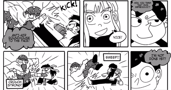 Read Button 6 :: Chapter 05 - Boss Battle! | Tapas Community