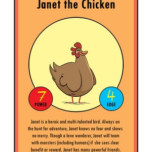 Read Slack Wyrm :: Profile card - Janet the Chicken | Tapas Community