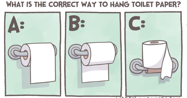 Read Litterbox Comics :: The Great Toilet Paper Debate | Tapas Community