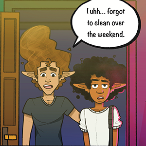 Read Our Chemistry :: The "Ray-Cave" | Tapas Comics