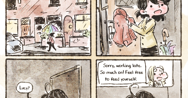 Read Alice's Short Comic Strips :: 119 - Working Late | Tapas Community