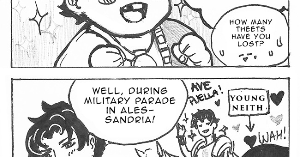 Read CodeX - extras :: [4-koma] Dad, dad!! | Tapas Comics