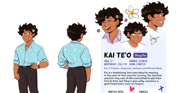 Read KAI :: Kai and Alex Character Sheets | Tapas Comics