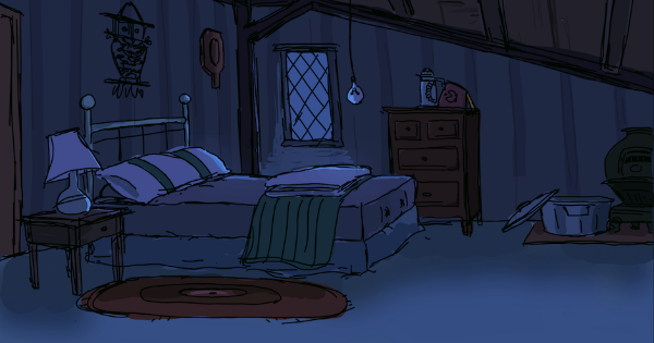 Read Just Drawings :: Dating Sim Bedroom Background | Tapas Community