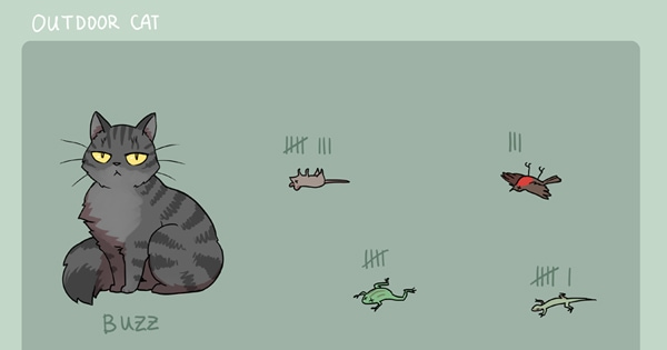 Read Miki's Mini Comics :: Cat Gifts | Tapas Community