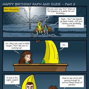 Read Will and Raph Chronicles :: Episode 244 – Happy Birthday Raph and Suzie – Part 2 | Tapas ...