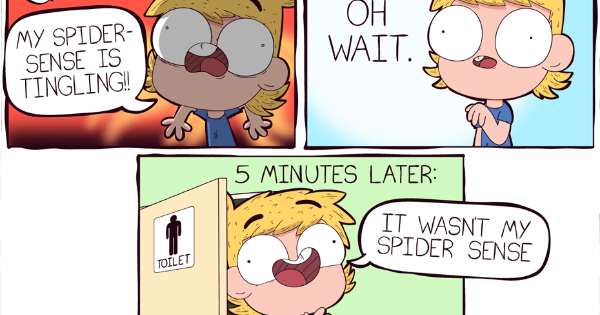 Read Tizzy Stitchbird :: Just like the real Spiderman! | Tapas Comics