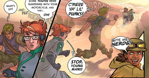 Read RetroBlade :: Nerds | Tapas Community