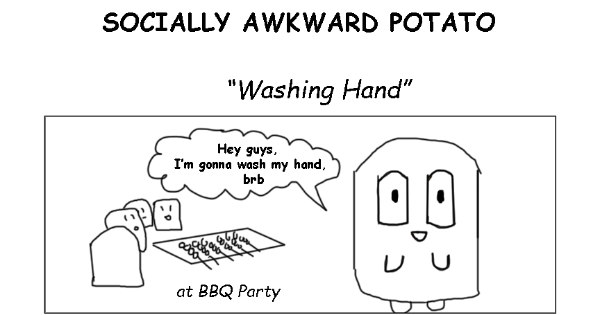 Read The Adventure of Awkward Potato in Daily Life :: Washing Hand ...