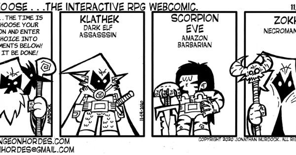 Read You Choose. . . The Interactive RPG Webcomic :: #002 | Tapas Community