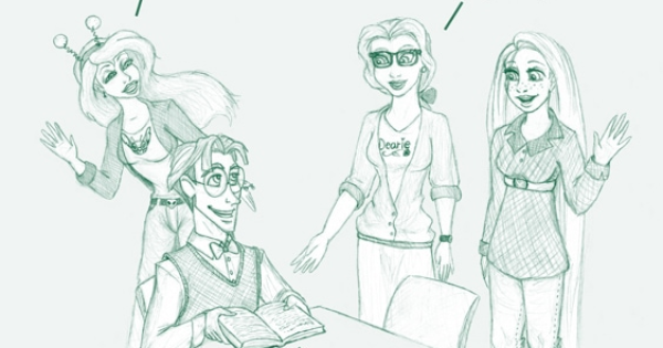 Read Disney High School :: 7.Book covers | Tapas Community