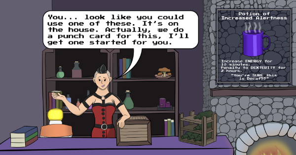 Read Buy/Sell/Exit :: Potion of Increased Alertness | Tapas Community