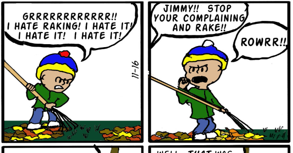 Read Year 'Round Days :: I Hate Raking! | Tapas Community