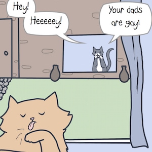 Read HusbandAndHusband :: My husband's gay cat | Tapas Comics