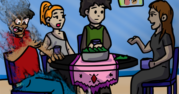 Read One Shot Left :: Tea-riffic exit! | Tapas Community