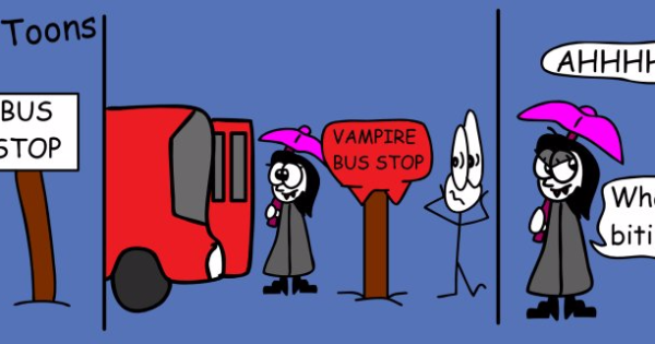 Read Eyre Toons :: Eyre Toons - Vampire Bus Stop | Tapas Community