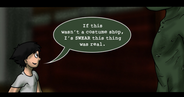 Read The Costume Shop :: Ch 1 Pg 9 "Slide In Feet First" | Tapas Community