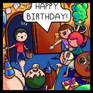 Read VeryCereals :: Surprise Birthday Party | Tapas Community