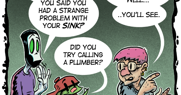 Read Bonebag Comics :: STUCK DRAIN | Tapas Community