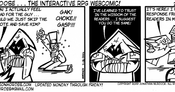 Read You Choose. . . The Interactive RPG Webcomic :: #345 | Tapas Community