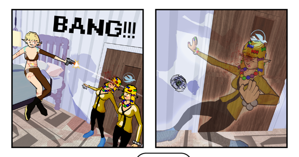 Read Super Galaxy Knights Deluxe R :: Packin' Heat | Tapas Community