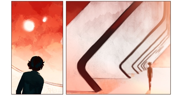 Read Glint :: Act 2. Pages 44-45 | Tapas Community