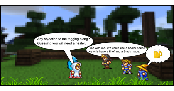 Read A 16-Bit Adventure :: Episode 16: The Party | Tapas Community