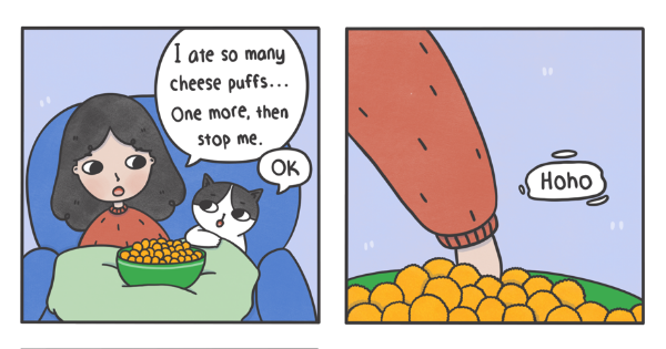 Read Cat and Cat Comics :: Cheese Puffs | Tapas Community