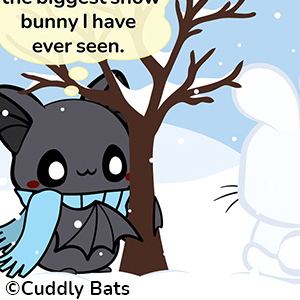 Read Cuddly Bats :: Snow bunny