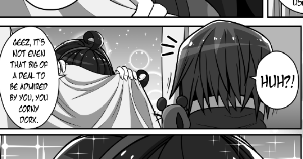 Read My Girlfriend's a Hex Maniac :: Corny Dork | Tapas Community