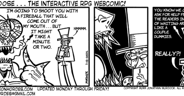 Read You Choose. . . The Interactive RPG Webcomic :: #318 | Tapas Community