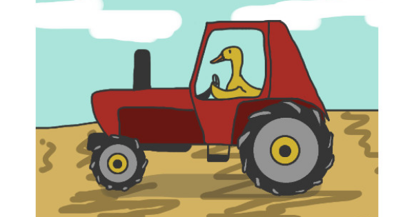 Read Life on the Farm :: A Duck Driving a Tractor | Tapas Community