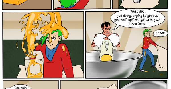 Read Funhouse Of Frights :: Demon Bake Off Pg 4 "Grease Yourself Up ...