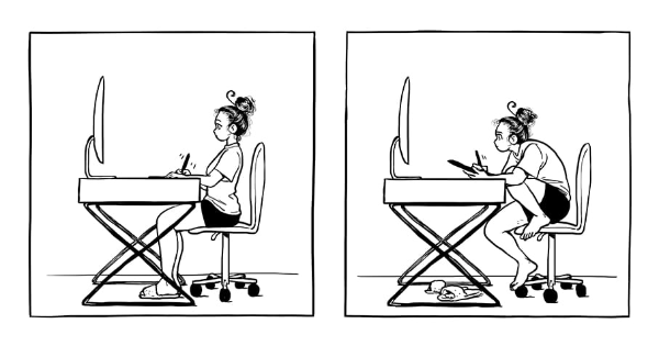 Read Cassandra Comics :: Sitting at my desk | Tapas Community