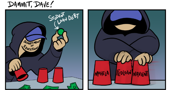 Read Dammit, Dave! :: Student Loan Shuffle | Tapas Community