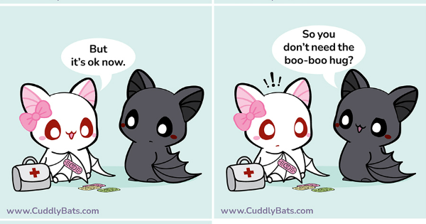 Read Cuddly Bats :: The Boo-Boo hug
