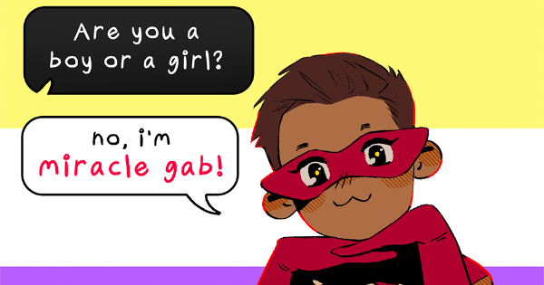 Read Assigned Hero At Birth :: 2: When you ask a chaotic enby superkid ...