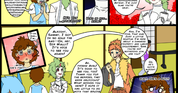 Read It's Just A Game: An Alpha Sapphire Gijinka Nuzlocke :: Chapter 2 pg 3-5 | Tapas Community